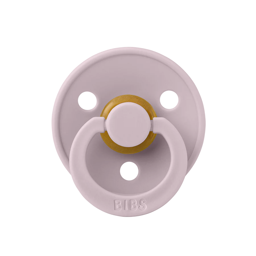 BIBS Colour Dummy - Dusky Lilac - Size 1 - 2 PK – Bloom Baby Ultrasound